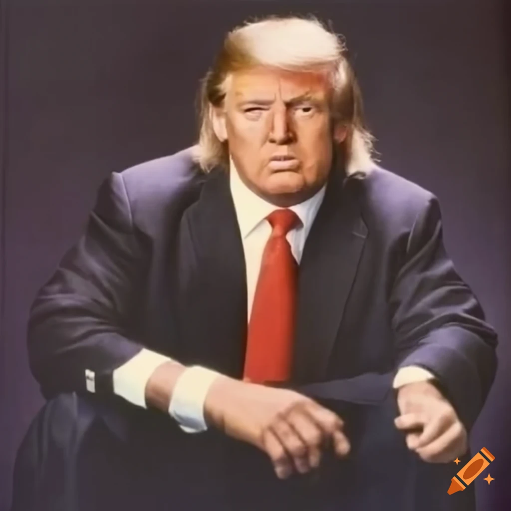 Professional Wrestling Donald Trump, 1980s WWF magazine on Craiyon