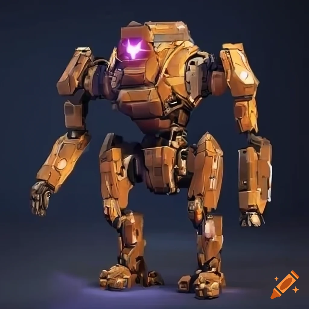 Mech t posed on Craiyon