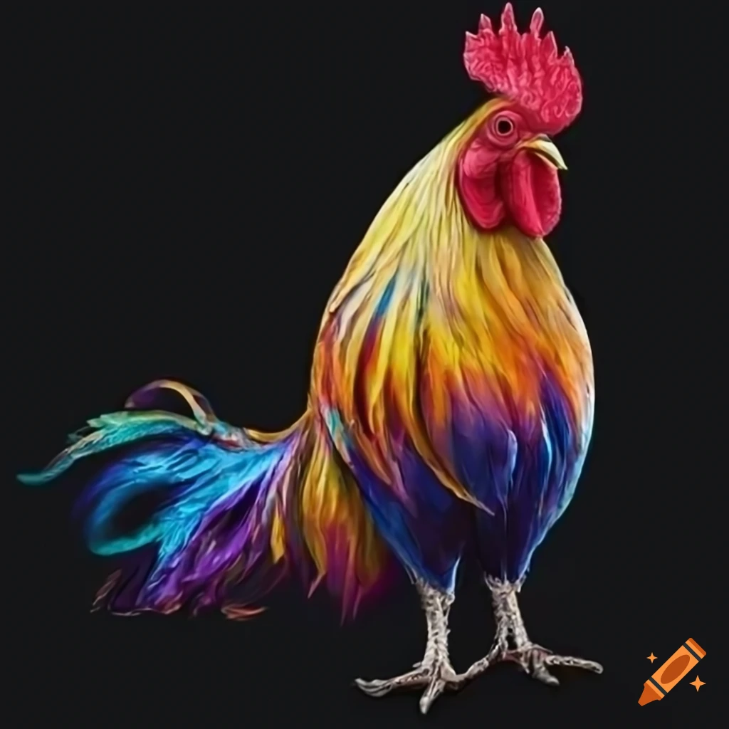 Cosmic rooster ultra realistic on Craiyon
