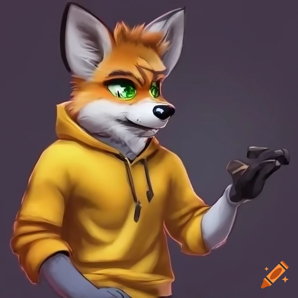 Furry, fox, male, short fur, fursona, anthropomorphic, humanoid, cute ...