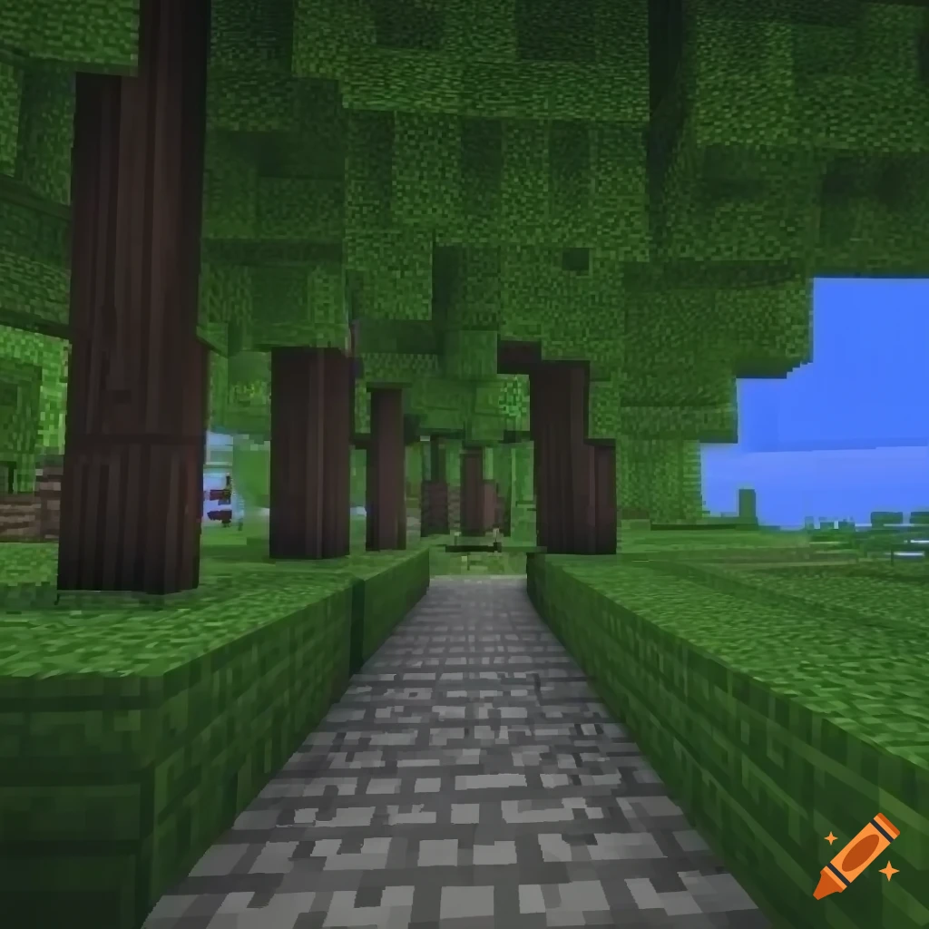 Minecraft servers tab on Craiyon