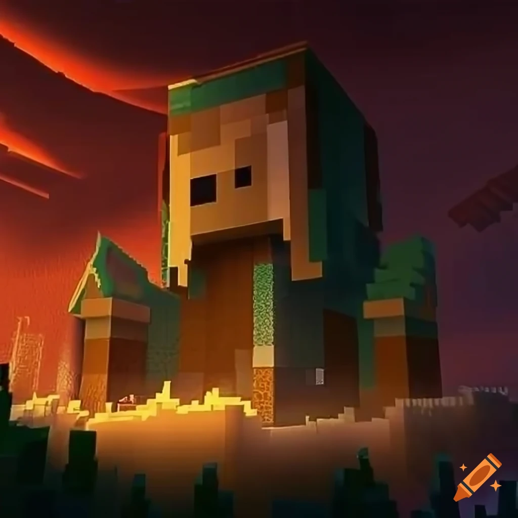 Minecraft server archives on Craiyon