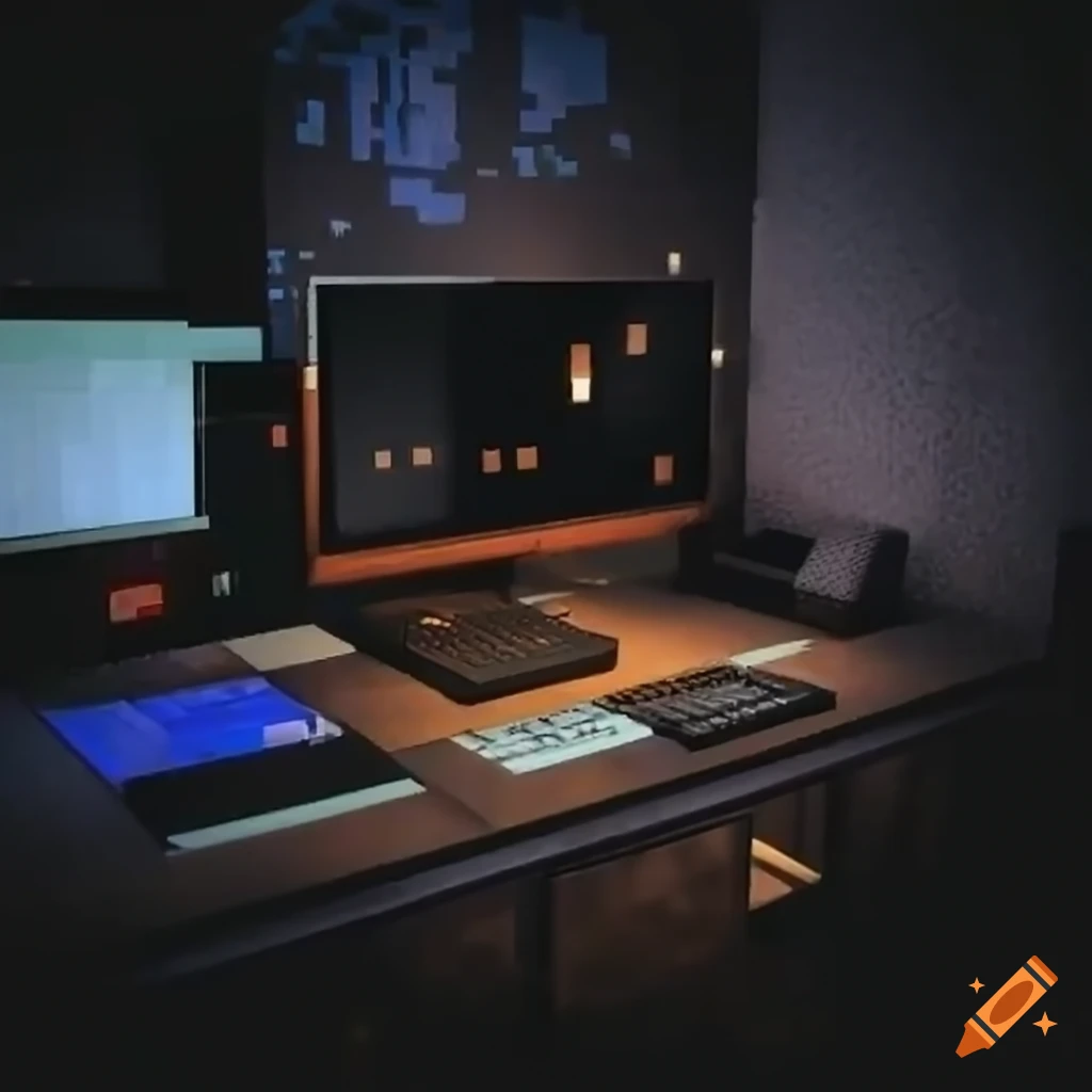 Minecraft lan setup on Craiyon