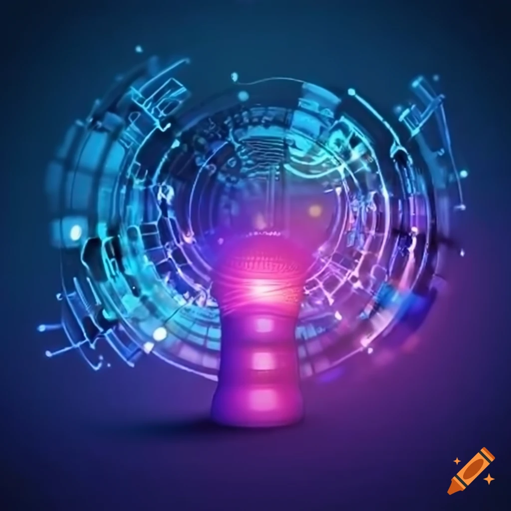 Connected network on Craiyon