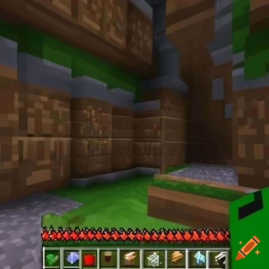 Shared minecraft experiences on Craiyon