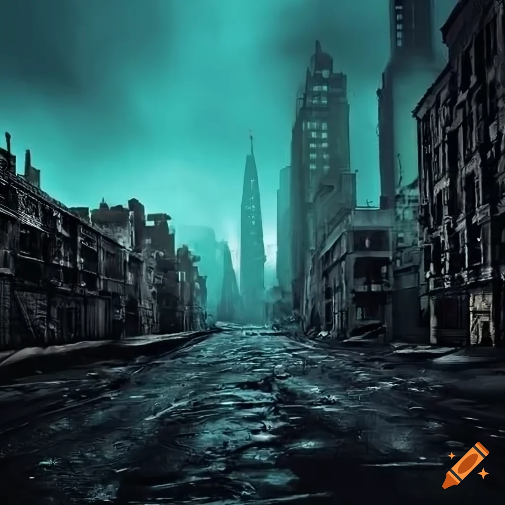 Apocalyptic City Street