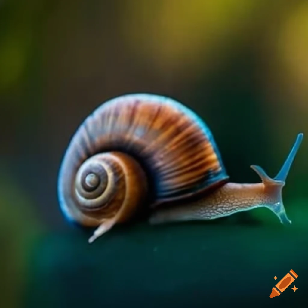 Half snail halg dog wolf