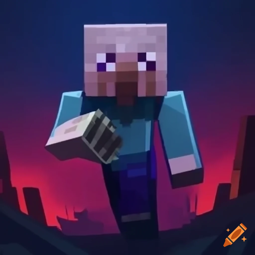 Minecraft Steve Iphone Wallpaper