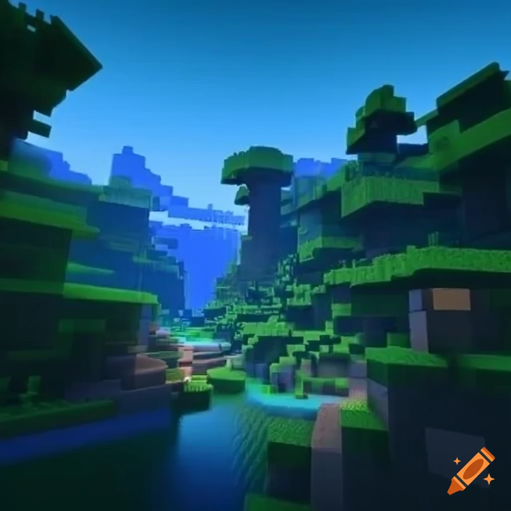 Minecraft servers adapt on Craiyon