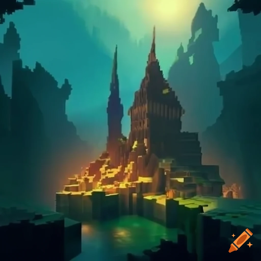 Fantasy minecraft world