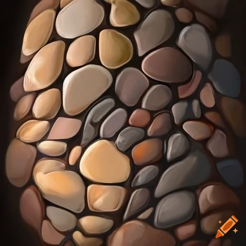 Intricate stone textures on Craiyon