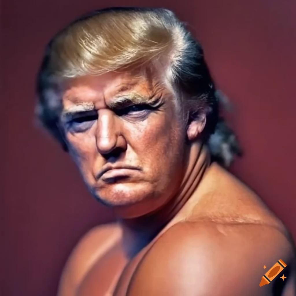Professional Wrestling Donald Trump, 1980s WWF magazine on Craiyon
