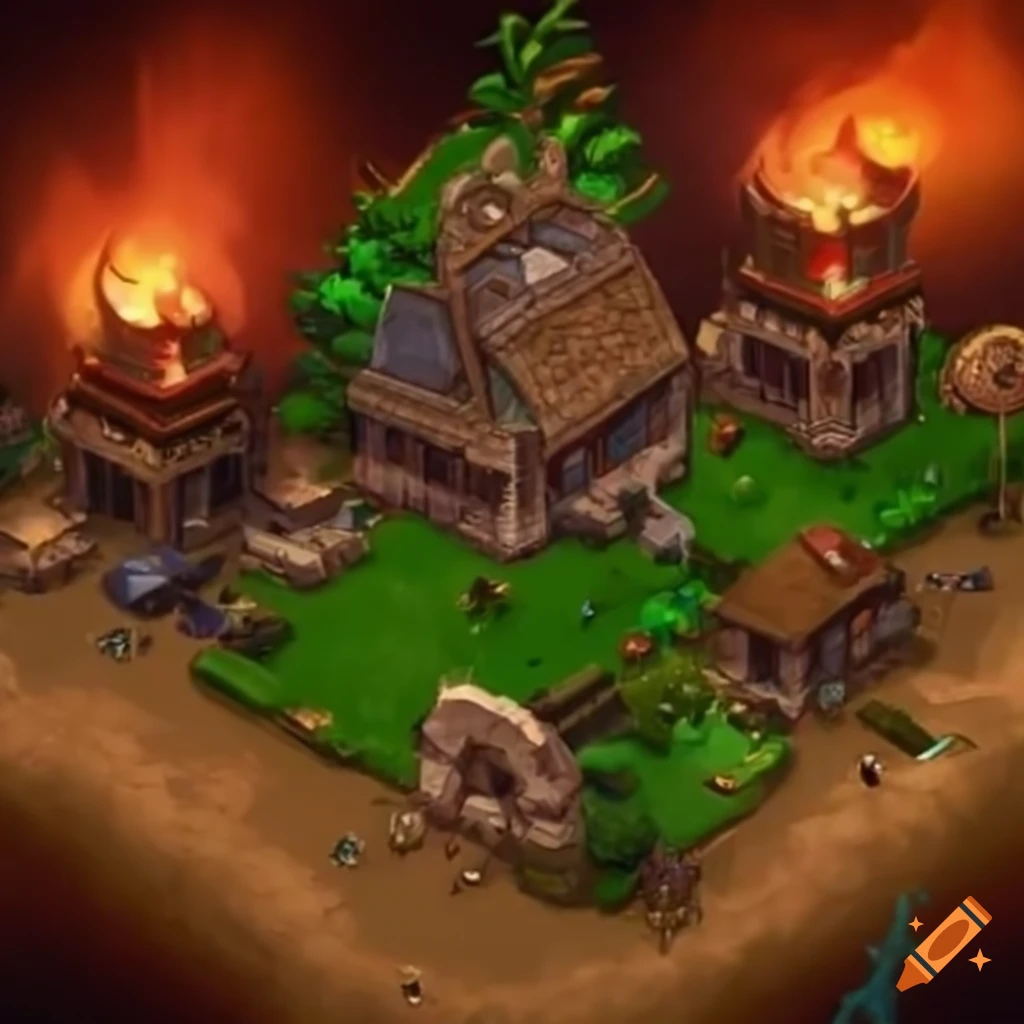 Farming server realms on Craiyon