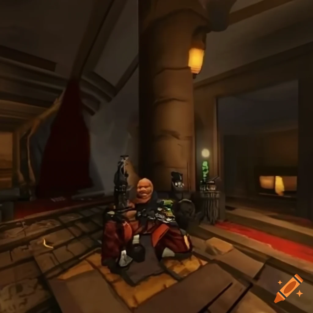 Game server showdown on Craiyon