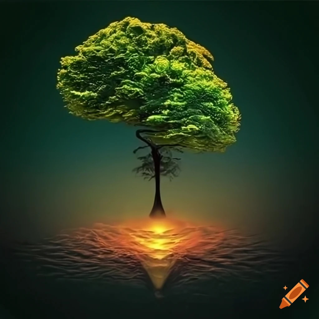 A mesmerizing tree branch infinity symbol embracing nature's infinite ...