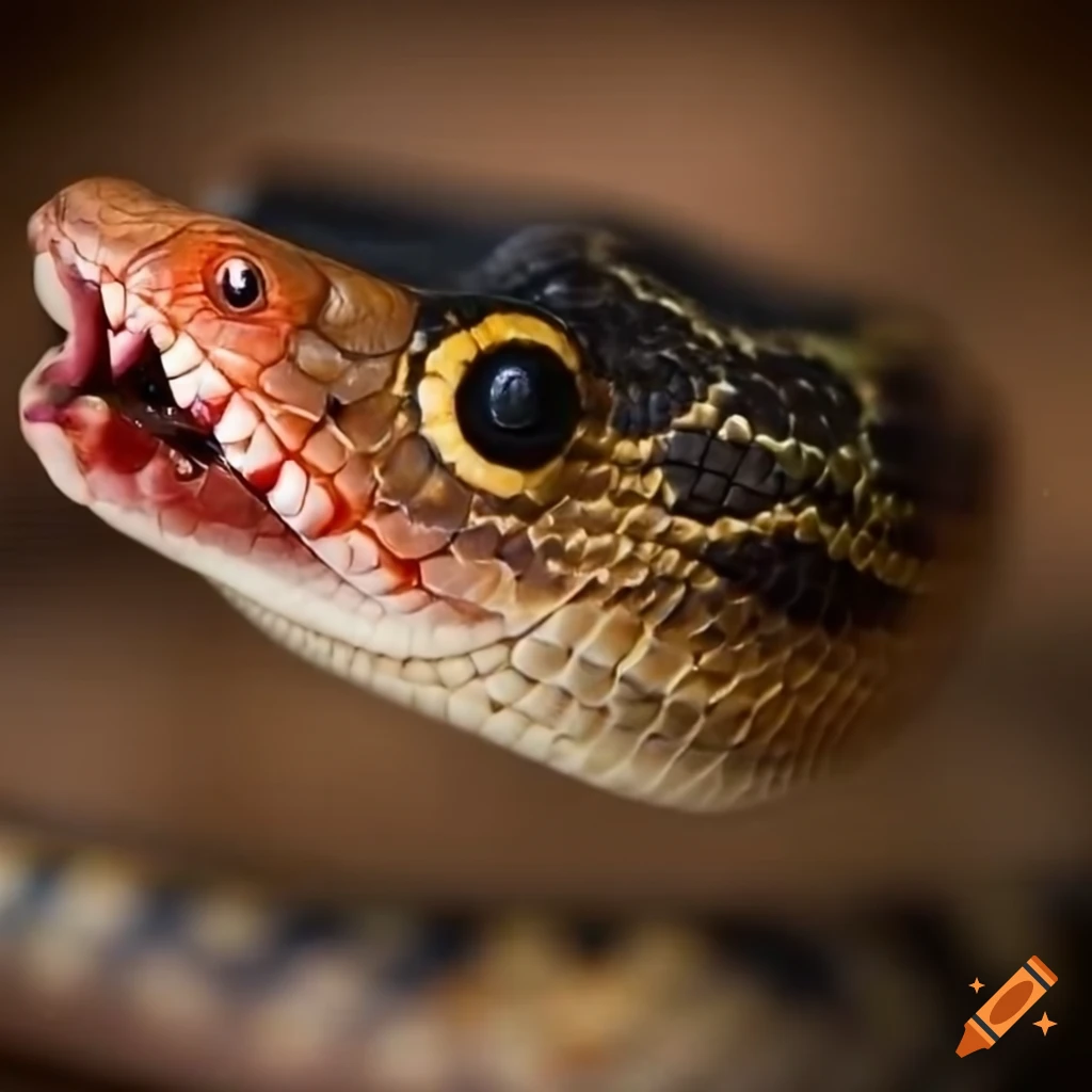 Half snake half dog on Craiyon