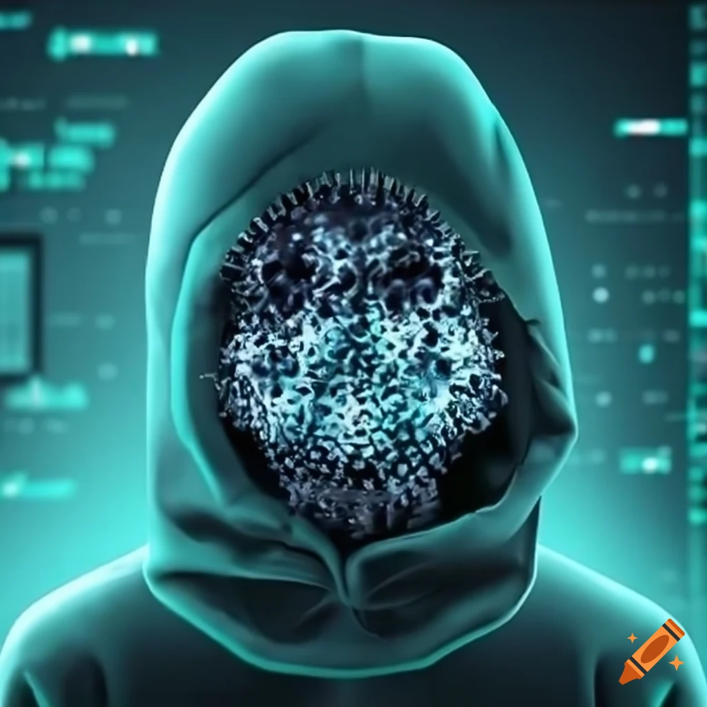 Virus informatique on Craiyon