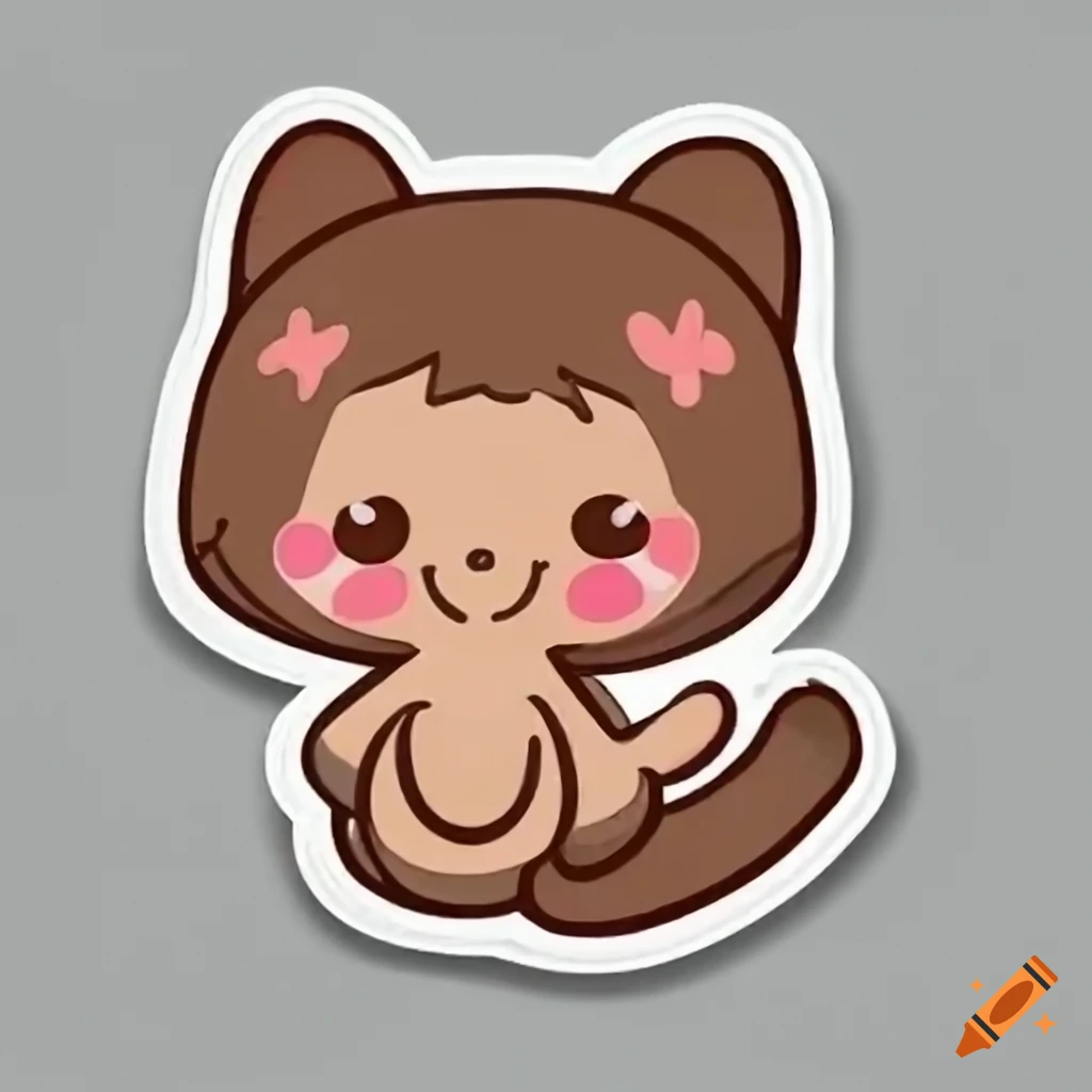 Funny and cute animated character stickers