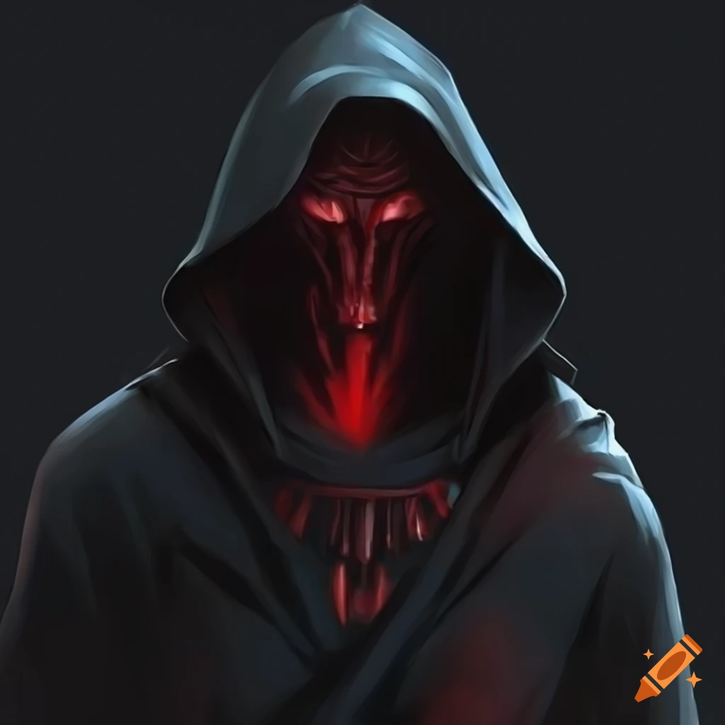 Dark hooded sith evil