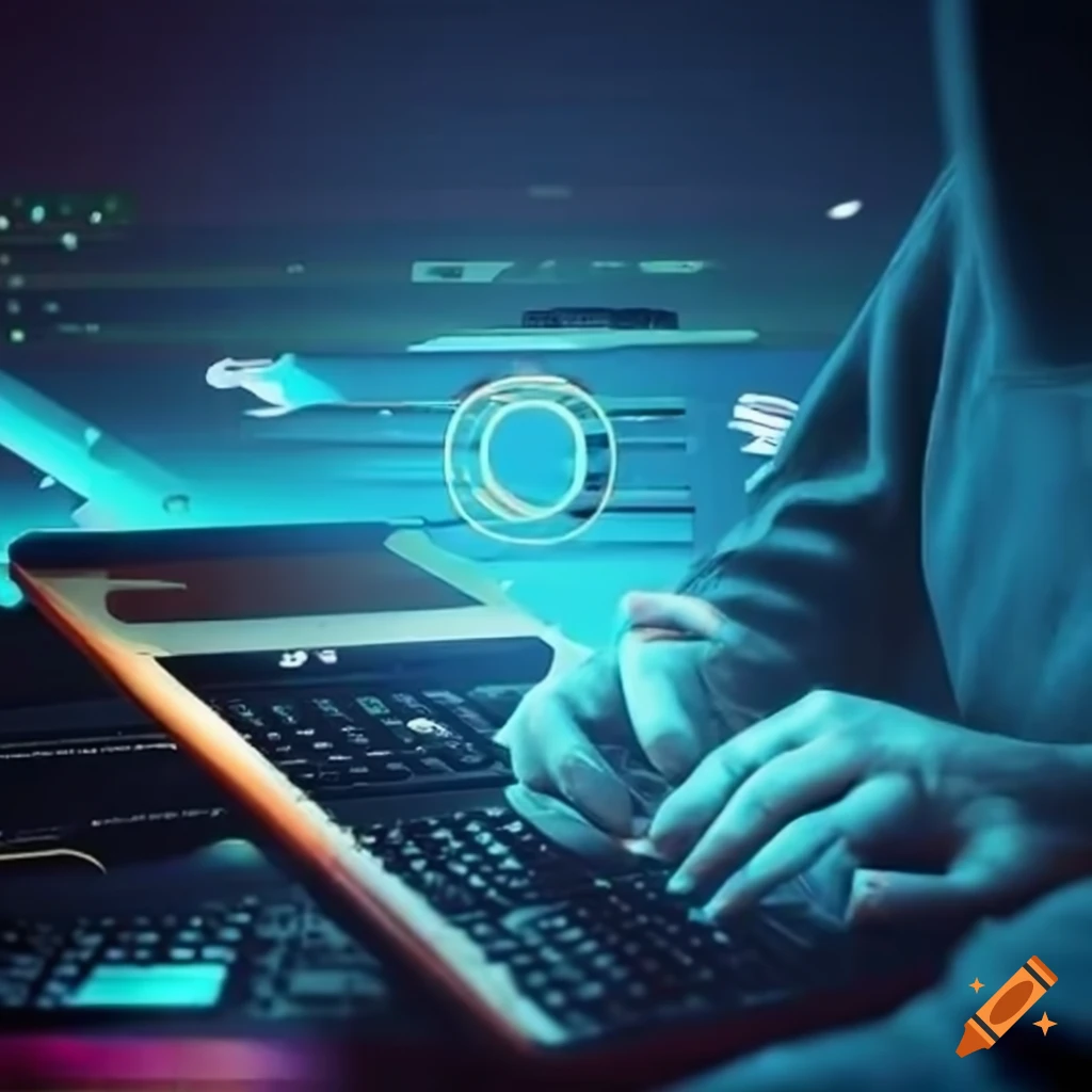 Web developer on Craiyon