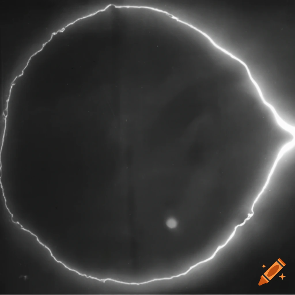 Photographs of atom in science experience in the history of photography