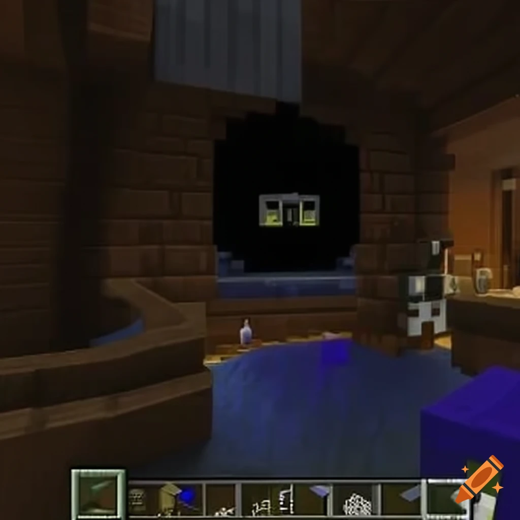 Minecraft Universe Opens On Craiyon