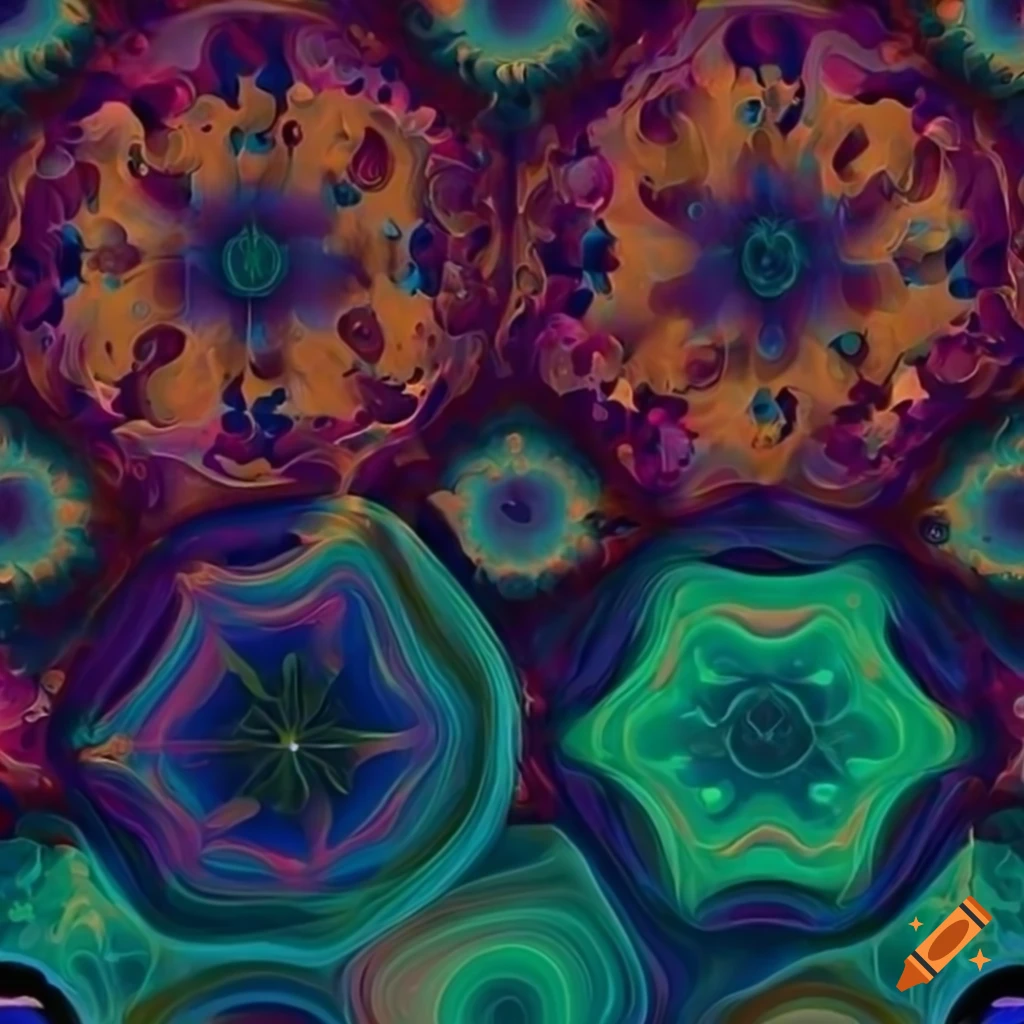 Soothing abstract pattern