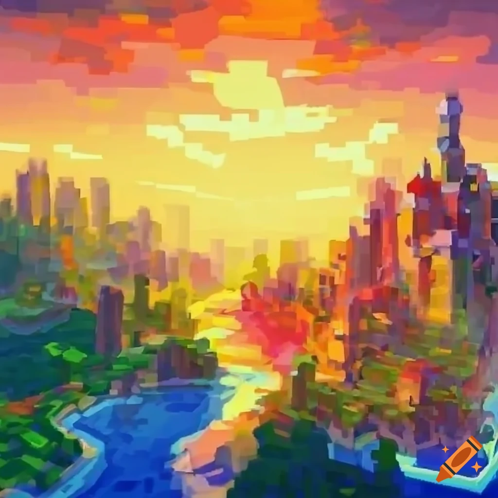 Modified minecraft worlds