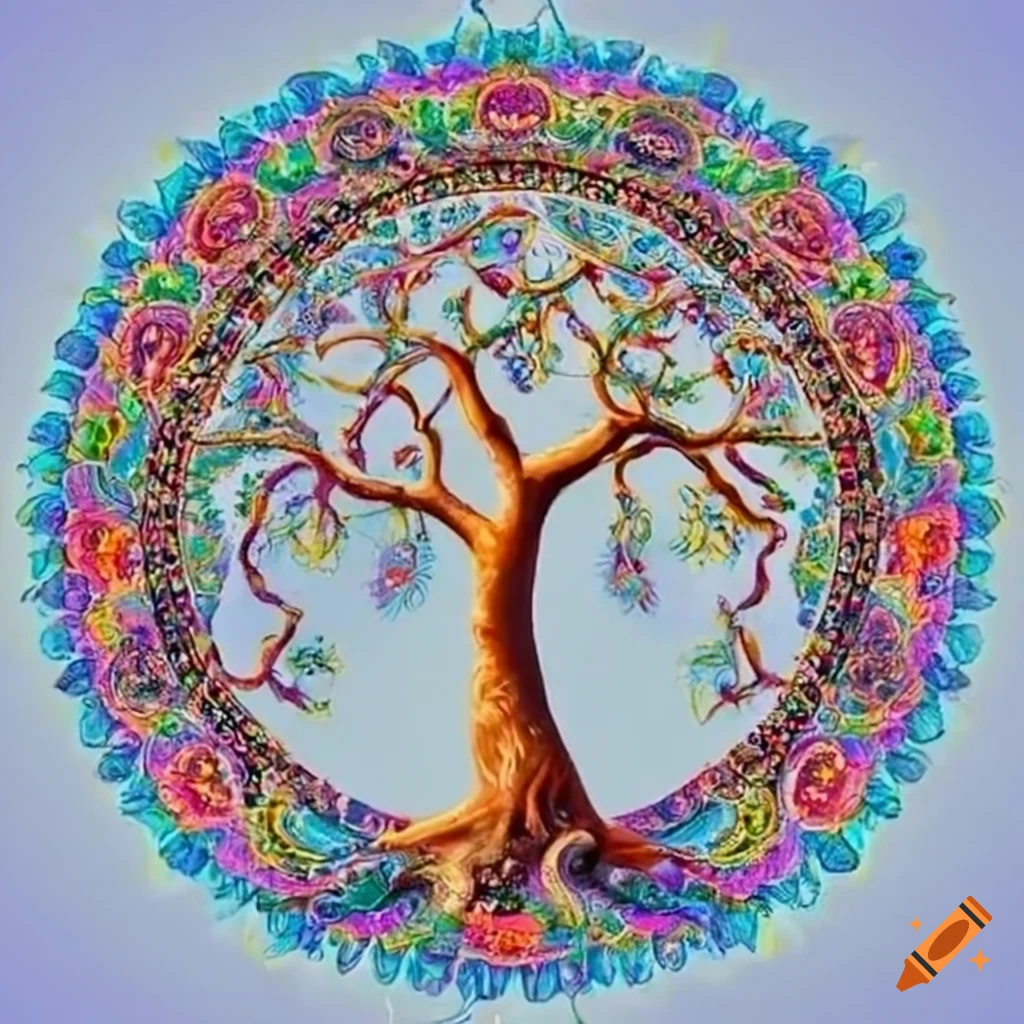 Mandala the tree of life