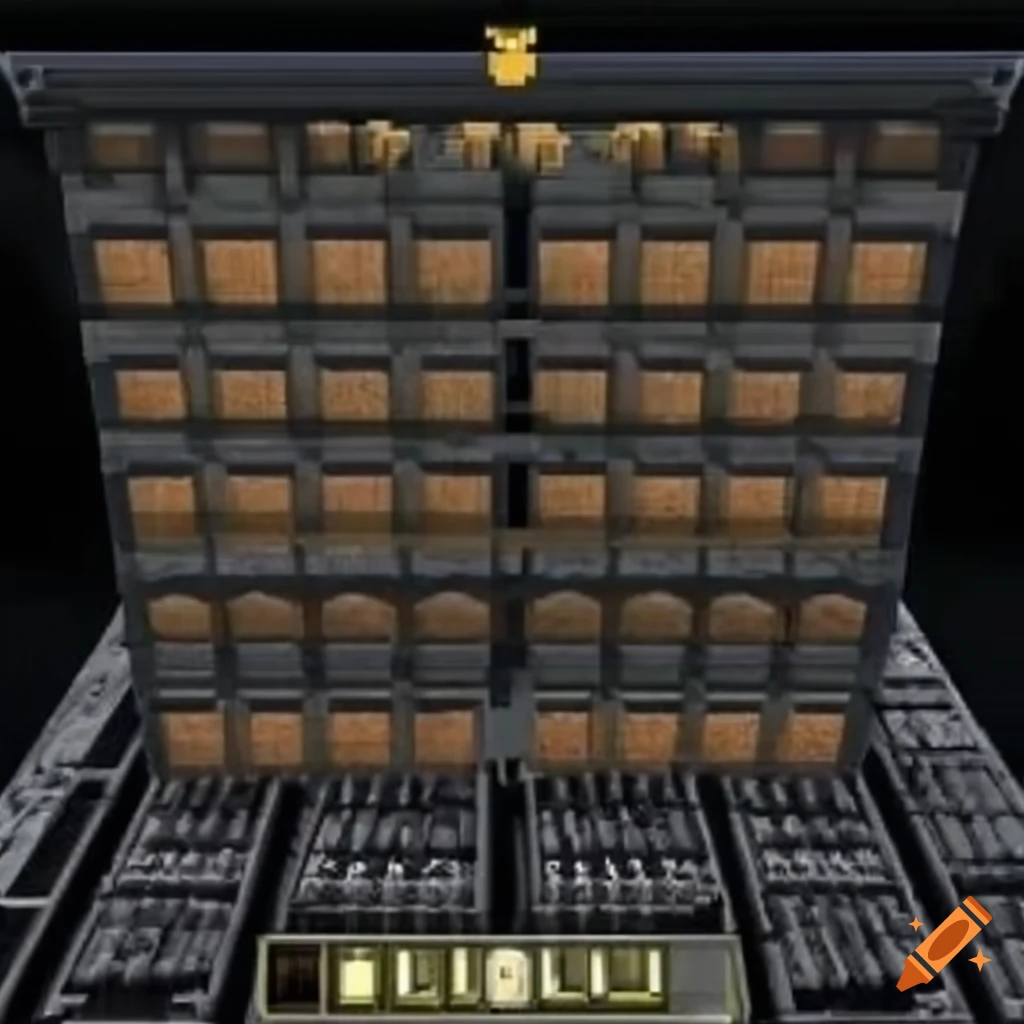 Prison server's hierarchy on Craiyon