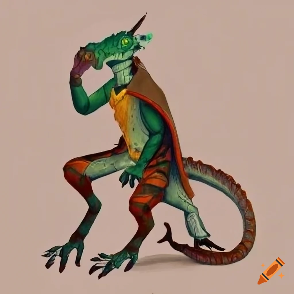 A male kobold, about three and a half feet tall. Lithe and nimble build ...