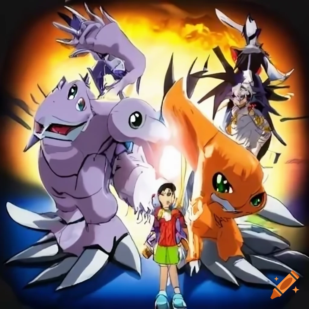 Popular digimon franchise on Craiyon