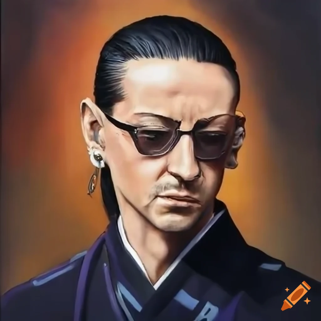 Chester Bennington Uniformed as Suguru Geto Jujutsu Kaisen Character ...