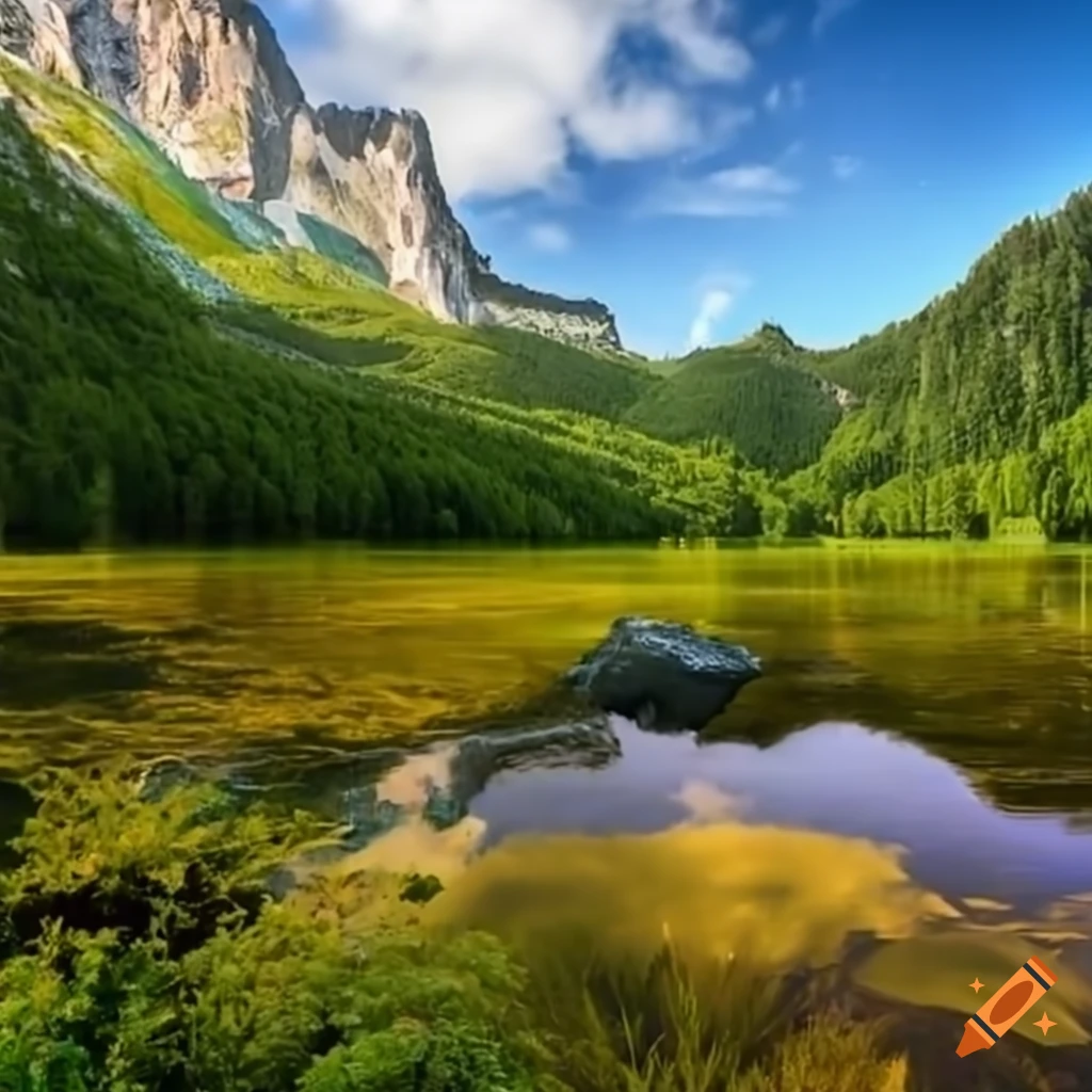 Customize vast landscapes on Craiyon