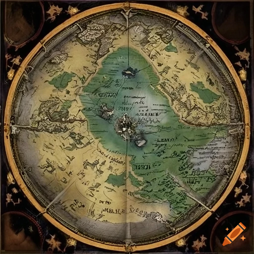 Map of tolkien's middle earth by mike schley