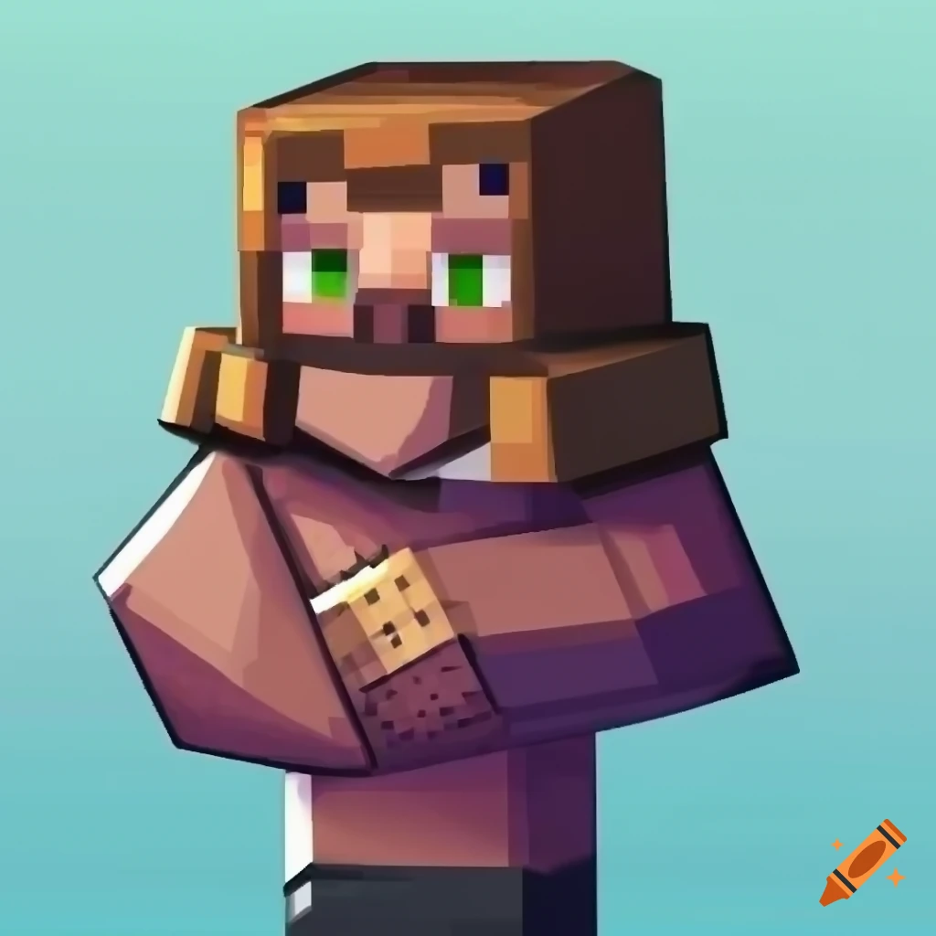 Vanilla minecraft client on Craiyon