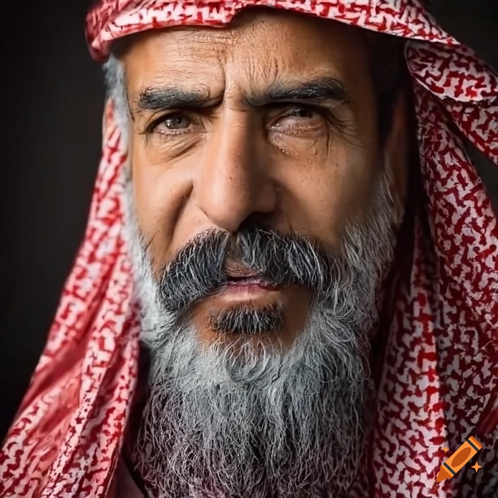A mature man arabic with beard