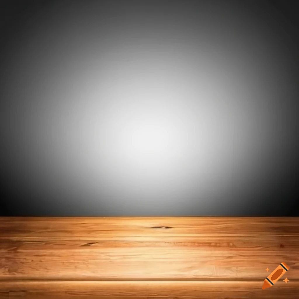 Table with light background