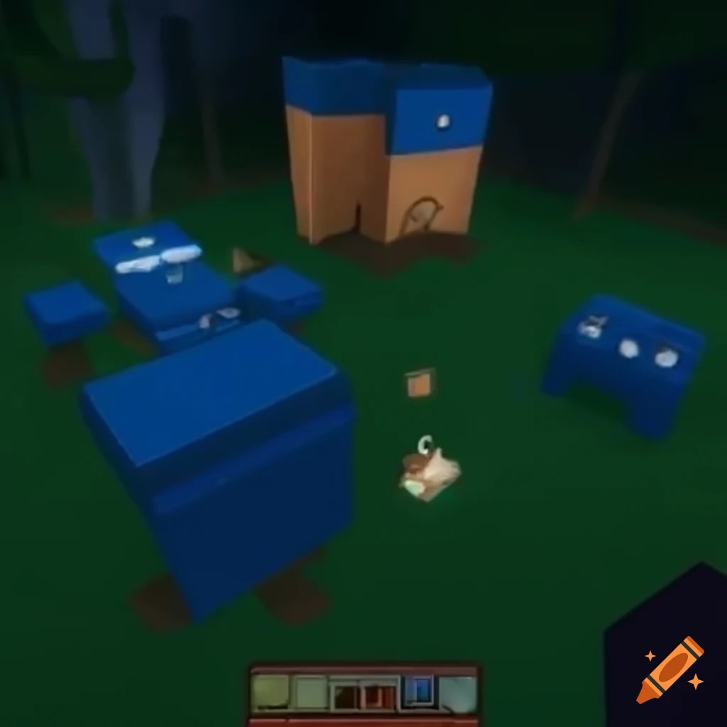 Cooperative kitpvp play on Craiyon