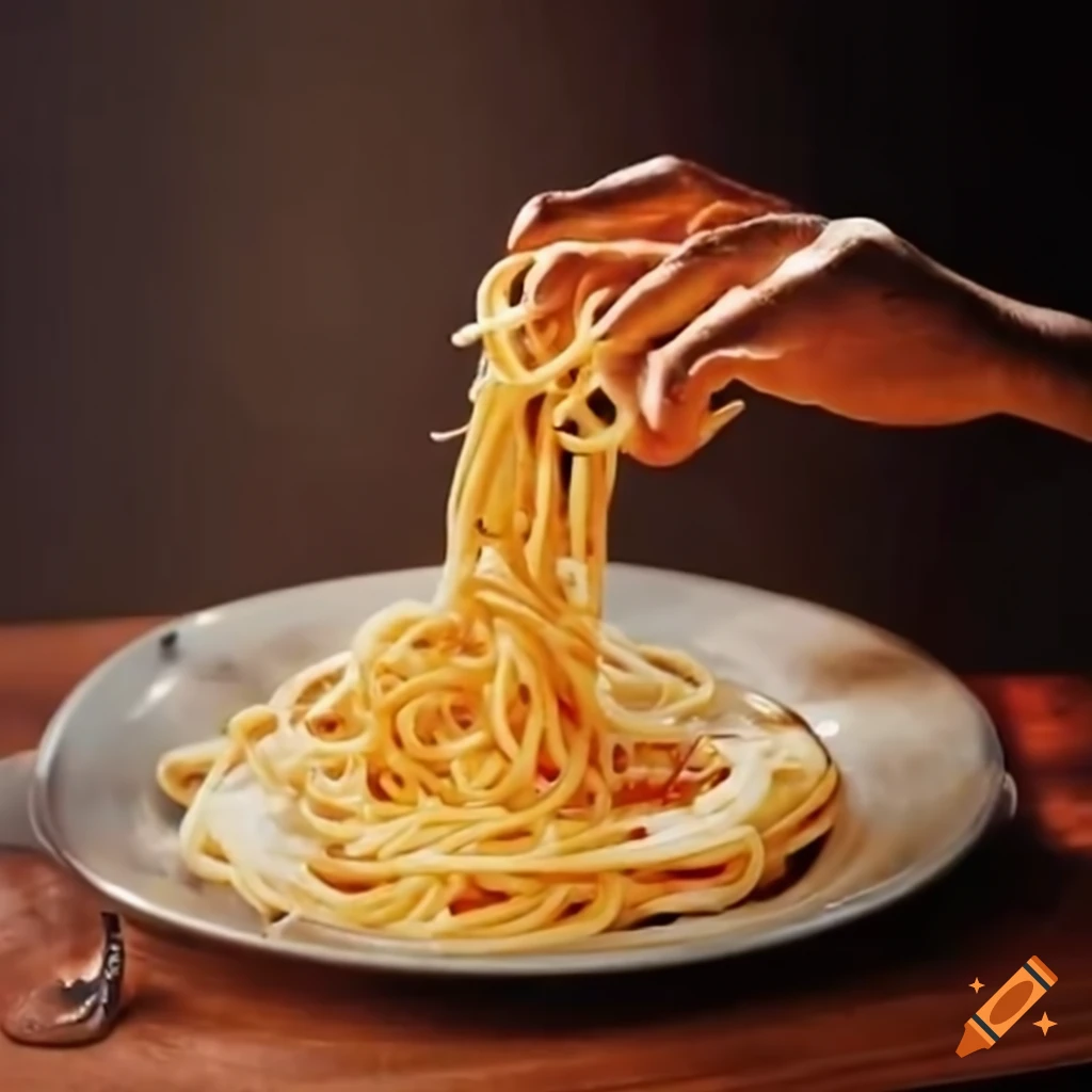 Jerry seinfeld enjoying a plate of spaghetti