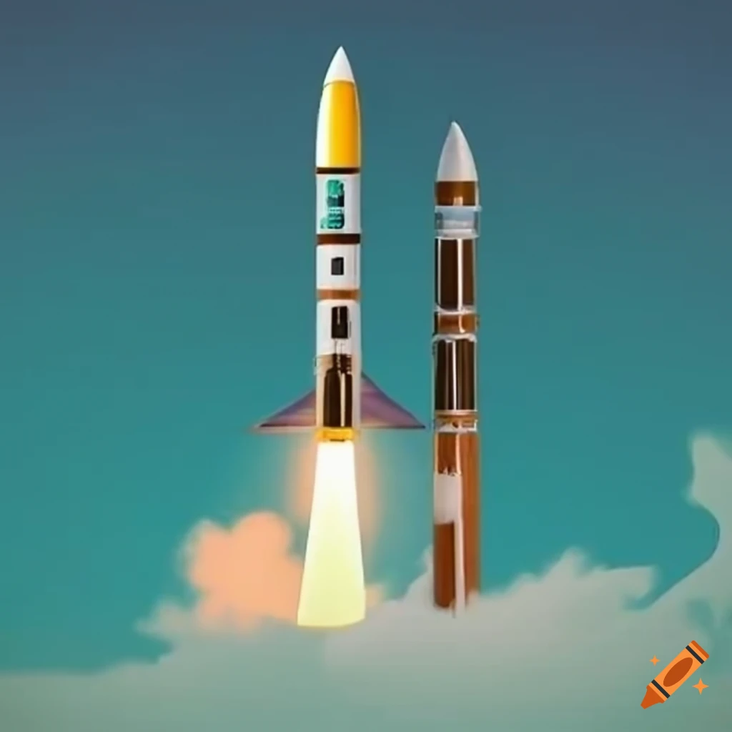 Bee rocket company on Craiyon