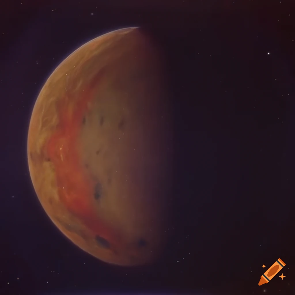 70s sci-fi epic planetary photography stunning image of a planet of ...