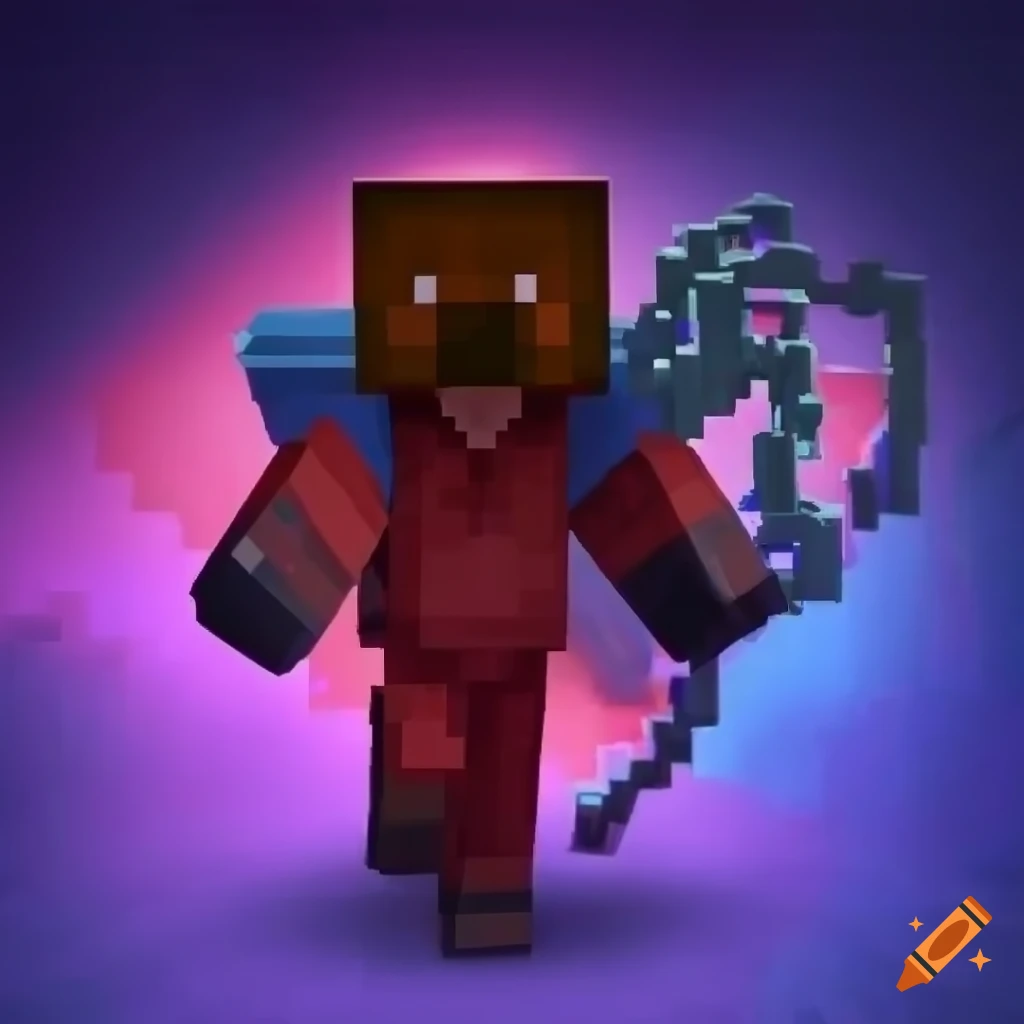 Minecraft ctf servers on Craiyon