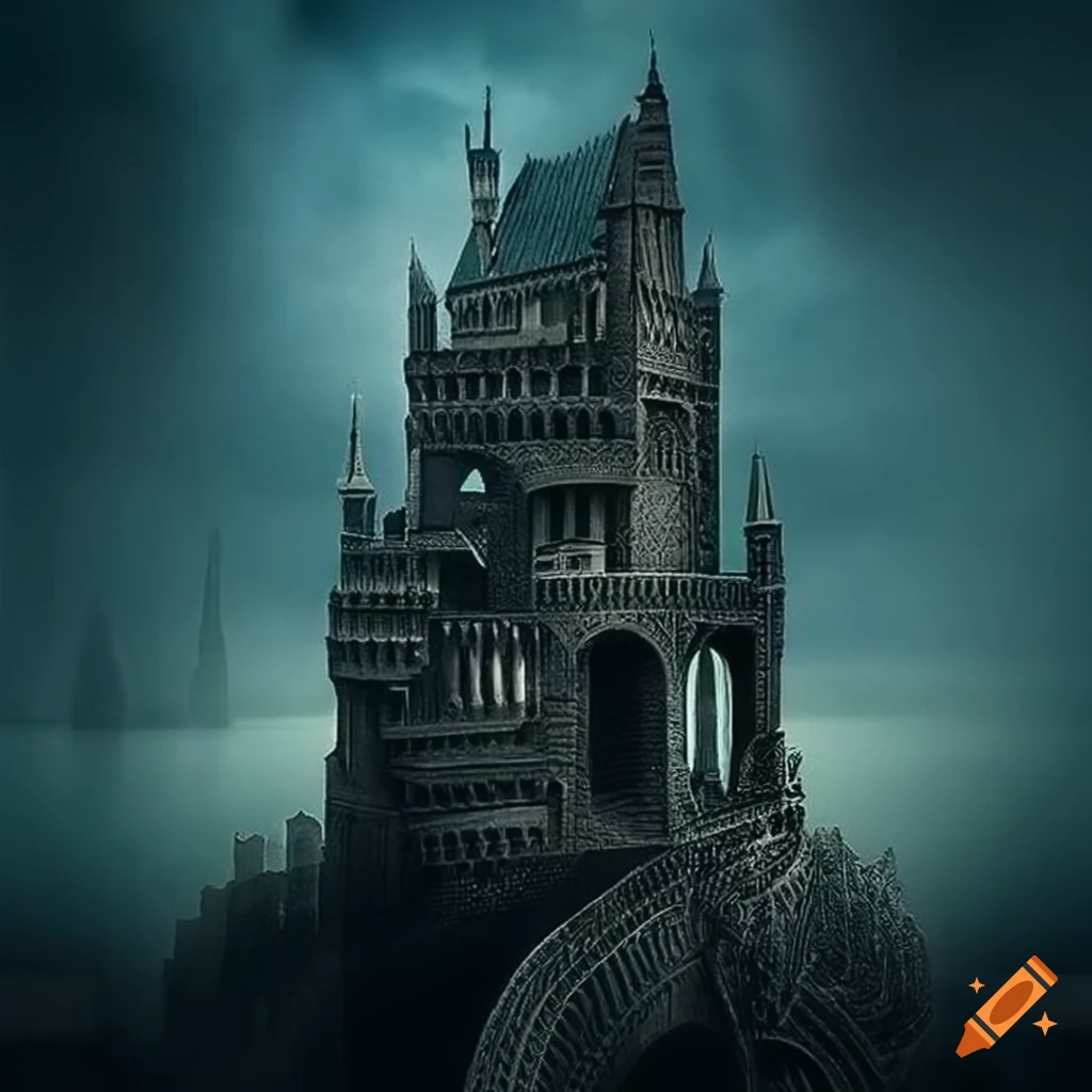 Fantastic escher surrealistic castel illusions structures architectures ...