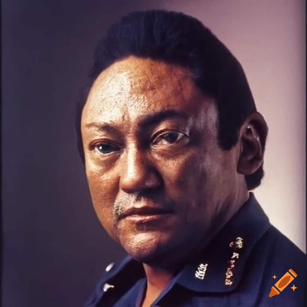 Manuel noriega 1984 on Craiyon