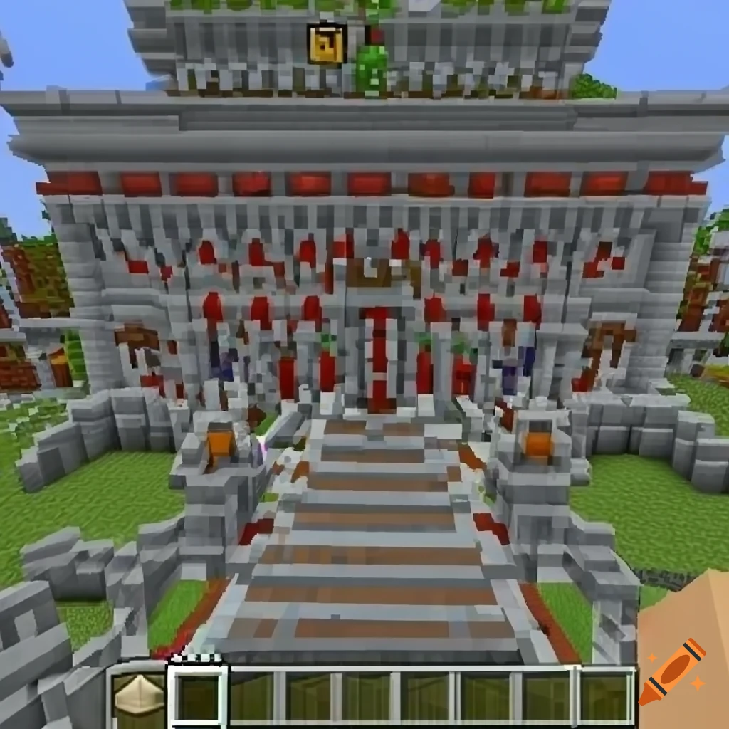 Minecraft wars server on Craiyon