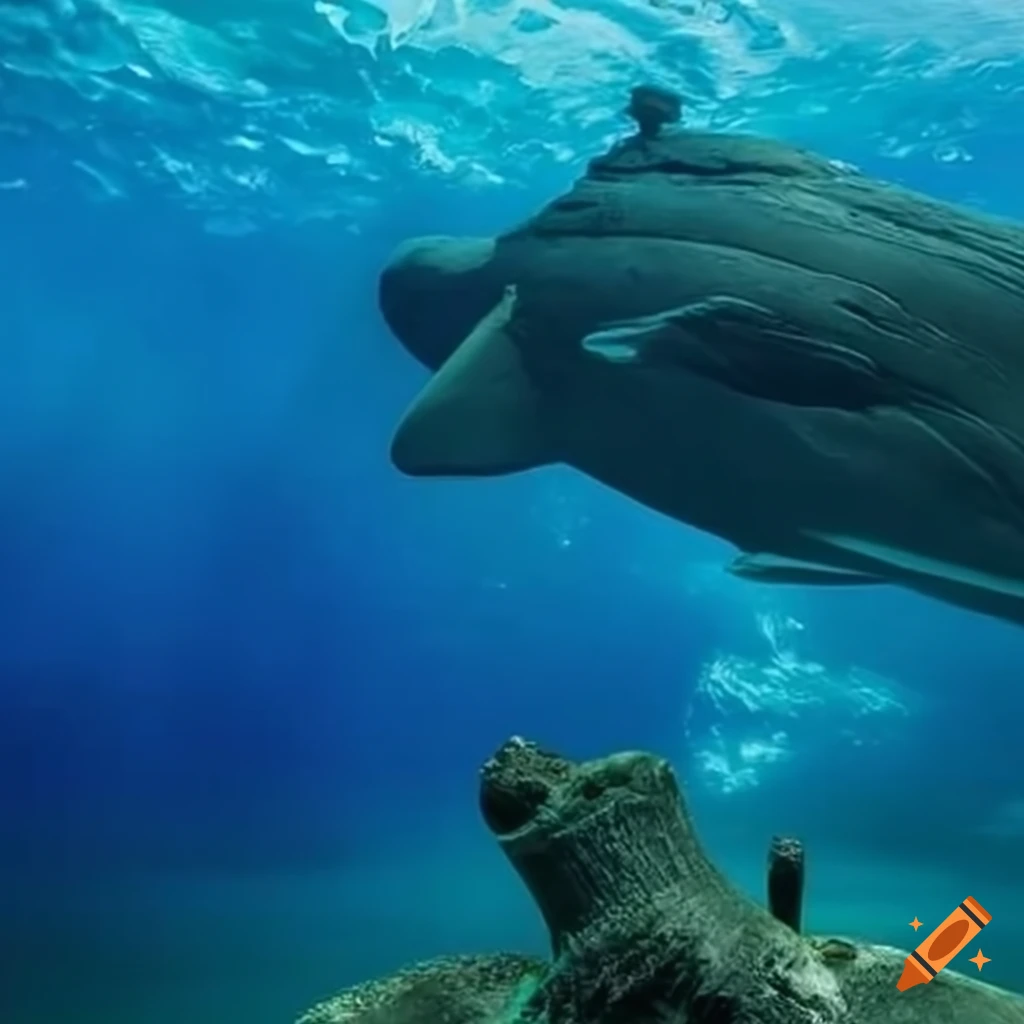 Magnificent ocean monuments on Craiyon