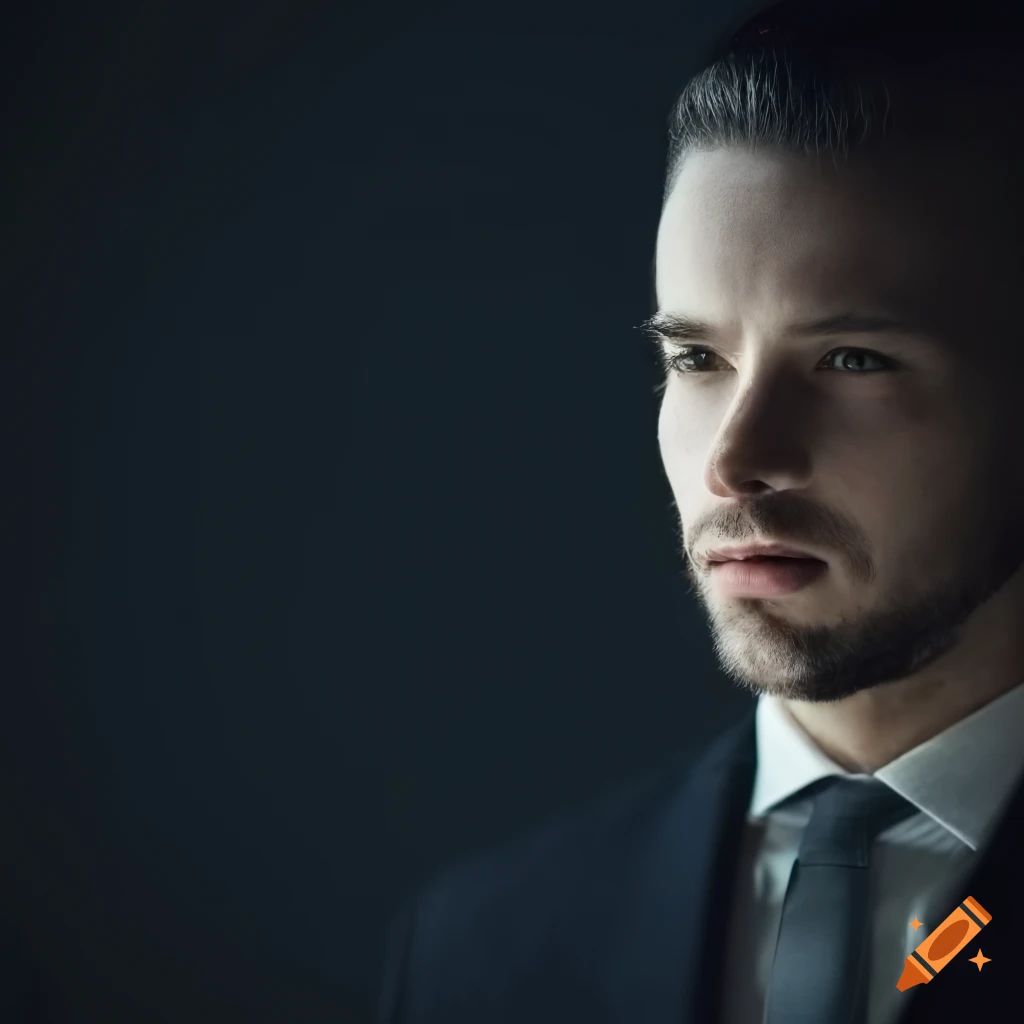 Half body portrait shot of a professional man in casual suit ,no tie ...