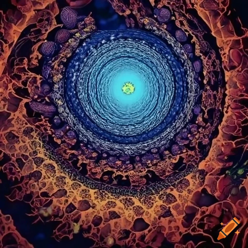 Enchanting end dimension on Craiyon