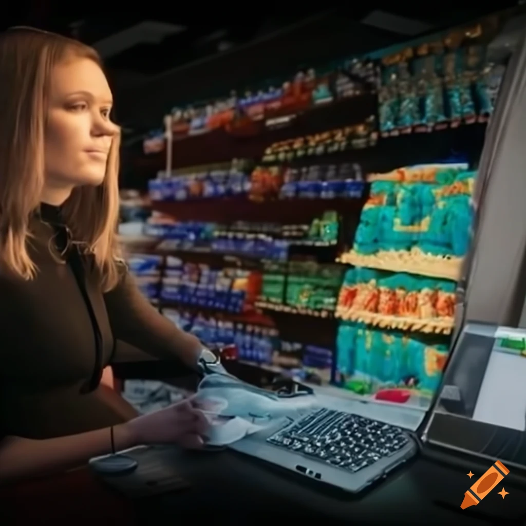 Simulated marketplace experience on Craiyon